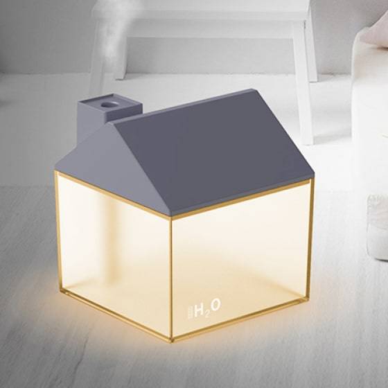 Rechargeable House-Shaped LED Humidifier - The Auto Design
